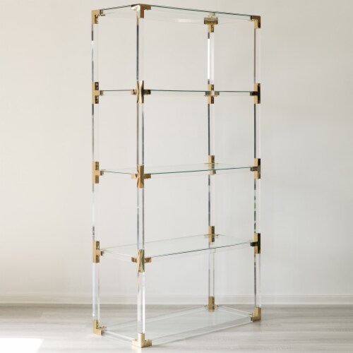 Acrylic etagere bookcase store