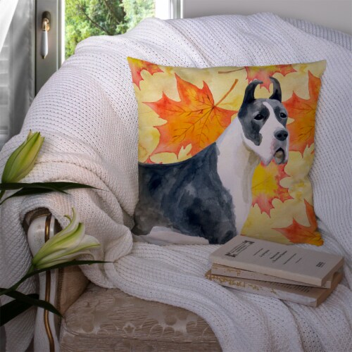 Carolines Treasures Bb9904pw1414 Harlequin Great Dane Fall Fabric