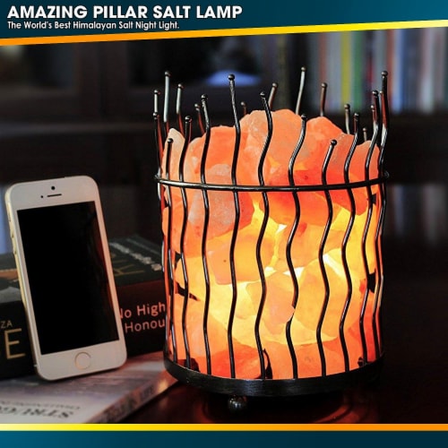 Himalayan Glow Natural Salt Lamp, Himalayan Pink Salt Chunks in Mosaic ... Himalayan Glow Natural Salt Lamp, Himalayan Pink Salt Chunks in Mosaic ...