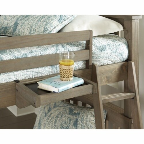 NE Kids Highlands Harper Twin over Twin Bunk Bed in Driftwood 1 Kroger