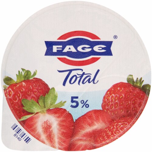 Fage Total 5% Milkfat Strawberry Greek Yogurt, 5.3 oz - Ralphs Fage Total 5% Milkfat Strawberry Greek Yogurt, 5.3 oz - Ralphs