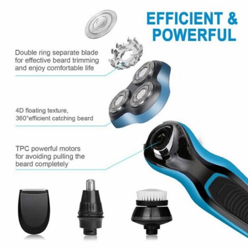 4D USB-Rechargeable IPX7 Waterproof 4 in-1 Men's Wet and Dry Electric ... 4D USB-Rechargeable IPX7 Waterproof 4 in-1 Men's Wet and Dry Electric ...