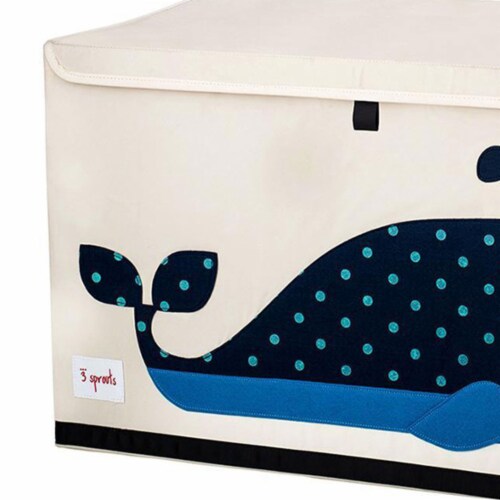 3 Sprouts UTCWHL Collapsible Toy Chest Storage Bin for Kids Playroom Whale 1 Piece King Soopers