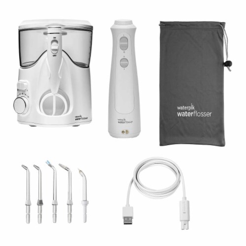 Waterpik Ultra Plus And Cordless Pearl Water Flosser Combo Pack, 1 unit ... Waterpik Ultra Plus And Cordless Pearl Water Flosser Combo Pack, 1 unit ...