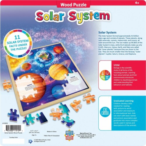 Masterpieces Wood Fun Facts - Solar System 48 Piece Wood Jigsaw Puzzle ... Masterpieces Wood Fun Facts - Solar System 48 Piece Wood Jigsaw Puzzle ...