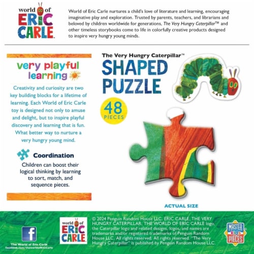 Masterpieces Eric Carle The Very Hungry Caterpillar 48 Piece Shaped
