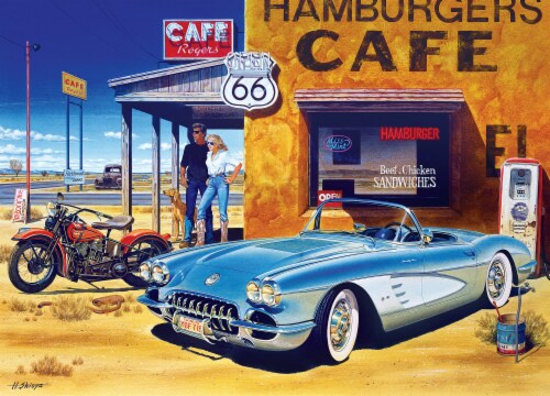 MasterPieces Cruisin Route 66 Cafe Jigsaw Puzzle 1000 pc City Market