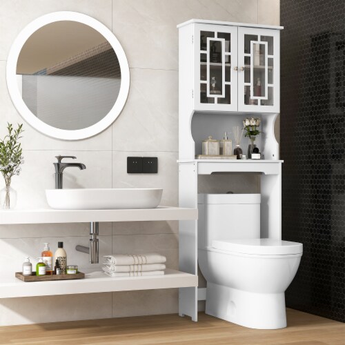 Slickblue Bathroom Spacesaver Over the Toilet Door Storage Cabinet 1 unit Smith s Food and Drug