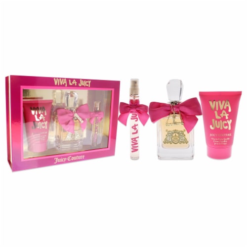 Viva La Juicy By Juicy Couture For Women 3 Pc T Set 34oz Edp Spray 42oz Viva La Body 1
