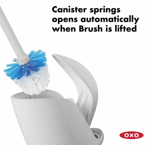 OXO Good Grips Toilet Brush Canister 1 ct Foods Co