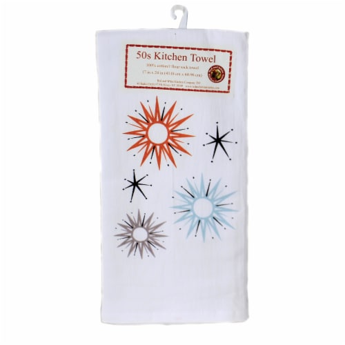Decorative Towel Mid Century Modern #3 Set / 2 100% Cotton Starburst ... Decorative Towel Mid Century Modern #3 Set / 2 100% Cotton Starburst ...