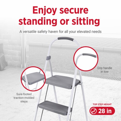 Rubbermaid 3 step stool store