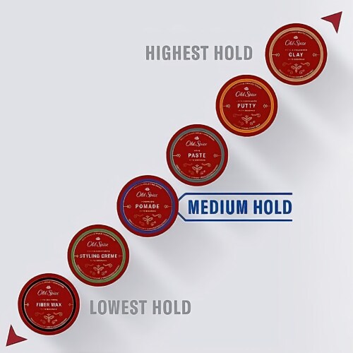 Old Spice Hair Styling Pomade Medium Hold No Shine 2.22 oz Pack of 24 24 pack Smith s Food and Drug