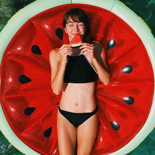 Swimline 90544 Inflatable 60 Watermelon Pool or Lake Floating Water ... Swimline 90544 Inflatable 60 Watermelon Pool or Lake Floating Water ...