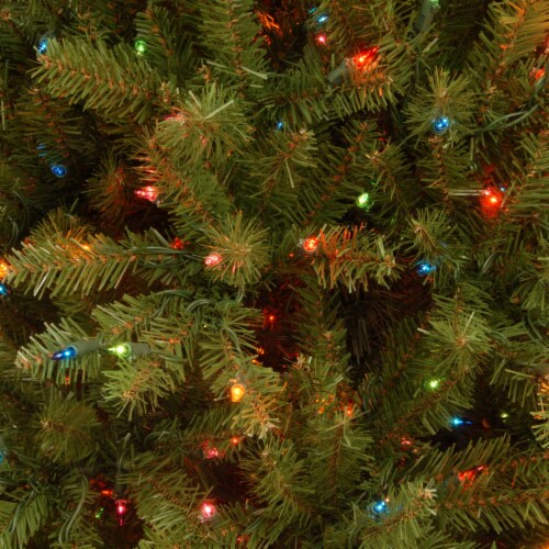 National Tree Company Slim Dunhill Fir 6.5' Color-Lit Artificial ... National Tree Company Slim Dunhill Fir 6.5' Color-Lit Artificial ...