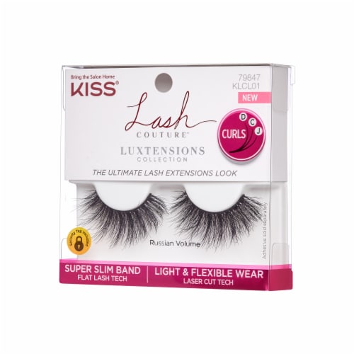 Kiss Lash Couture Luxtensions Russian Volume Lash Extensions 1 ct Fry s Food Stores