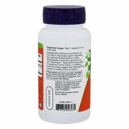 Now Foods Ashwagandha Standardized Extract 450 Mg 90 Veg Capsules 90