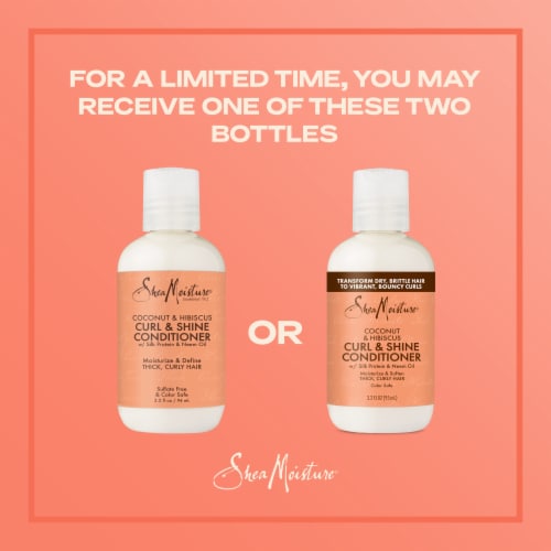 Sheamoisture Curl And Shine Coconut And Hibiscus Conditioner 3 2 Fl Oz