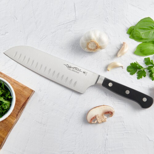 Cutlery-Pro Forged Granton Santoku Knife, 7-Inch Blade, 7 Cutlery-Pro Forged Granton Santoku Knife, 7-Inch Blade, 7