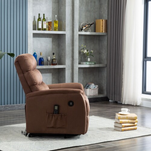 LifeSmart Power Lift Recliner Microfiber Chair with Massage and Heat ... LifeSmart Power Lift Recliner Microfiber Chair with Massage and Heat ...