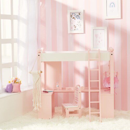 Pink bed desk store
