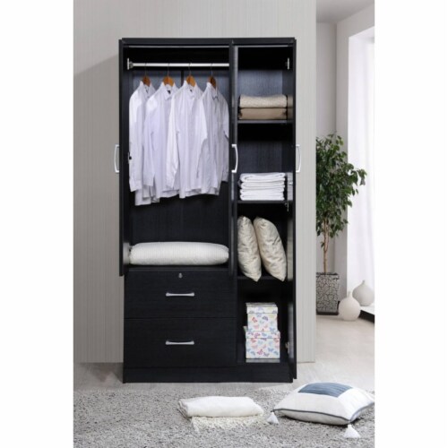 Hodedah 3 door wardrobe assembly store