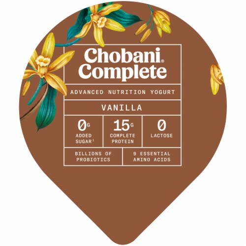 Chobani Complete Vanilla Advanced Nutrition Greek Yogurt, 5.3 oz - Kroger Chobani Complete Vanilla Advanced Nutrition Greek Yogurt, 5.3 oz - Kroger