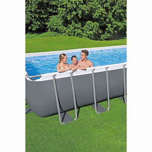 Bestway Power Steel 31'4 x 16' x 52 Rectangular Above Ground Swimming ... Bestway Power Steel 31'4 x 16' x 52 Rectangular Above Ground Swimming ...