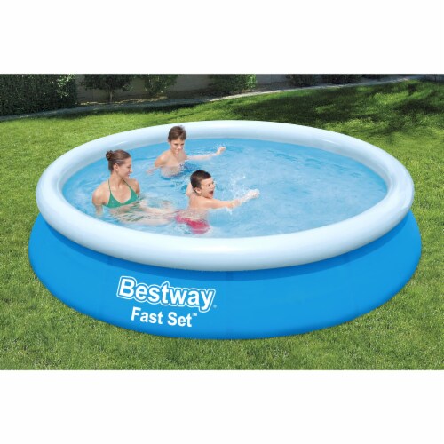 Bestway Fast Set Up 12ft x 30in Inflatable Above Ground Pool with Pump Filter 1 Piece King Soopers