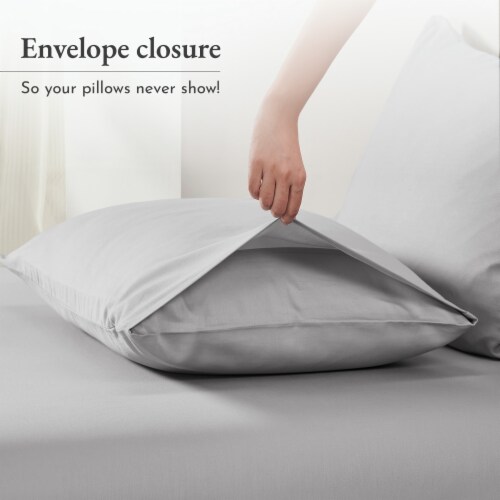 California Design Den Set Of 2 100 Cotton Sateen Soft And Cool