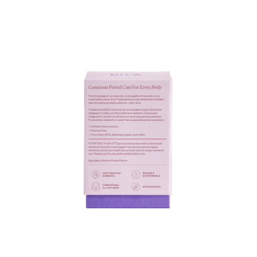 Divacup Menstrual Cup Feminine Hygiene Leak Free Bpa Free