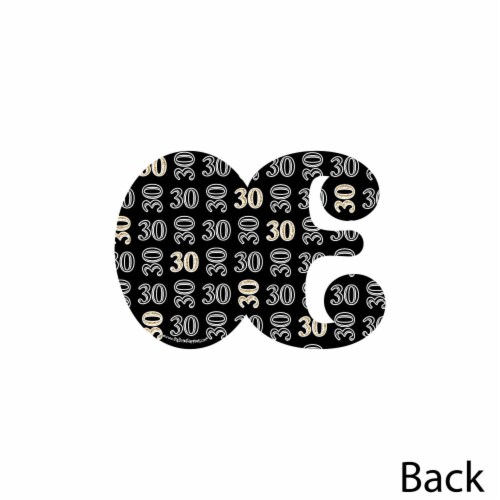 Big Dot Of Happiness Adult 30th Birthday Gold Decor Diy Party