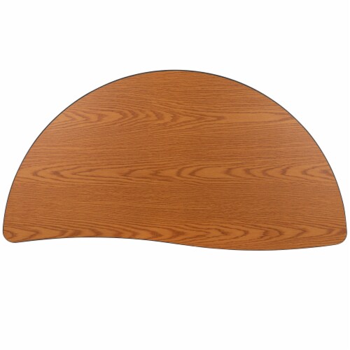 Emma + Oliver 47.5 Half Circle Wave Collaborative Oak Kids Adjustable ... Emma + Oliver 47.5 Half Circle Wave Collaborative Oak Kids Adjustable ...