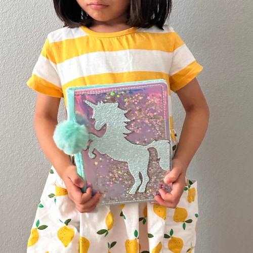Wrapables Plush Journal, A5 Lined Notebook Diary, Sparkling Unicorn, 1 ... Wrapables Plush Journal, A5 Lined Notebook Diary, Sparkling Unicorn, 1 ...