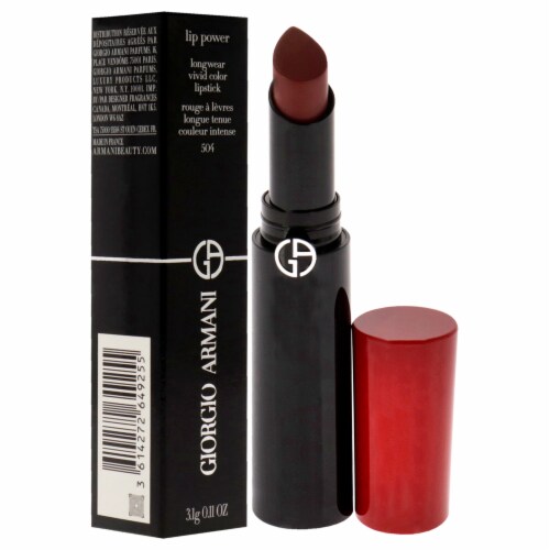 Giorgio Armani Lip Power Longwear Vivid Color Lipstick 504 Flirt For Women 0.11 oz Lipstick 0.11 oz Mariano s
