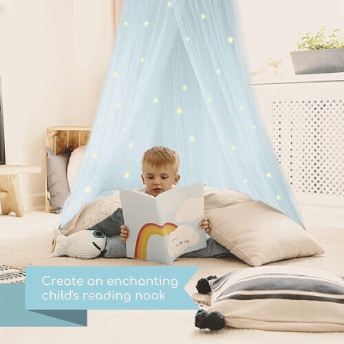 Glow in the dark bed canopy store