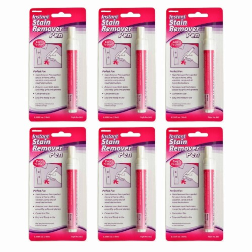 6 Pc Instant Laundry Stain Spot Remover Pen To Go Travel Clothing Fabric Cleaner 1 Kroger