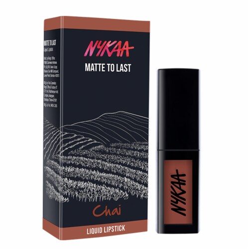 Nykaa Cosmetics Matte to Last Liquid Lipstick 18 Chai for Women 0.16 oz Lipstick 0.16 oz City Market