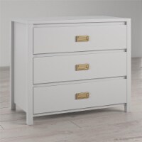 Little Seeds Monarch Hill Haven 3 Drawer Kids Dresser with Gold Drawer Pulls Dove Gray 19.69 x 35.75 x 31.50 Smith s Food and Drug
