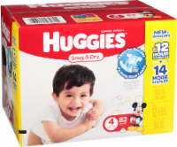 Huggies Snug Dry Size 4 Diapers 74 count Kroger