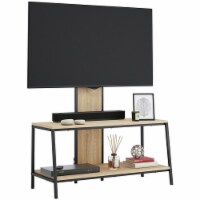 Sauder North Avenue Wooden TV Stand with Mount in Charter Oak 1 Metro Market