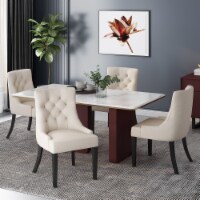 Modern tufted dining chairs store