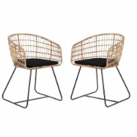 Tommy hilfiger graham rattan lounge chair black store