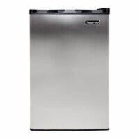 Magic Chef MCUF3S2 3 Cubic Foot Deep Small Mini Upright Freezer Stainless Steel 1 Piece Gerbes Super Markets