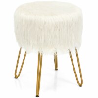 Furry stool chair store
