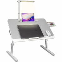 Portable bed table store