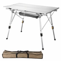 Yescom Portable Folding Aluminum Camping Table Roll Up Adjustable Leg Outdoor BBQ Home 1 Smith s Food and Drug