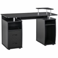 Computer Desk Desktop Workstation w Monitor Printer Shelf PC Table Home Office 1 Unit Pay Less Super Markets
