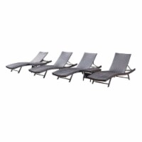 Kauai outdoor wicker chaise lounge store