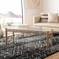 Safavieh Safavieh Bandelier Leather Weave Bench Off White Natural 64 x 16.8 x 16 W x D Pay Less Super Markets